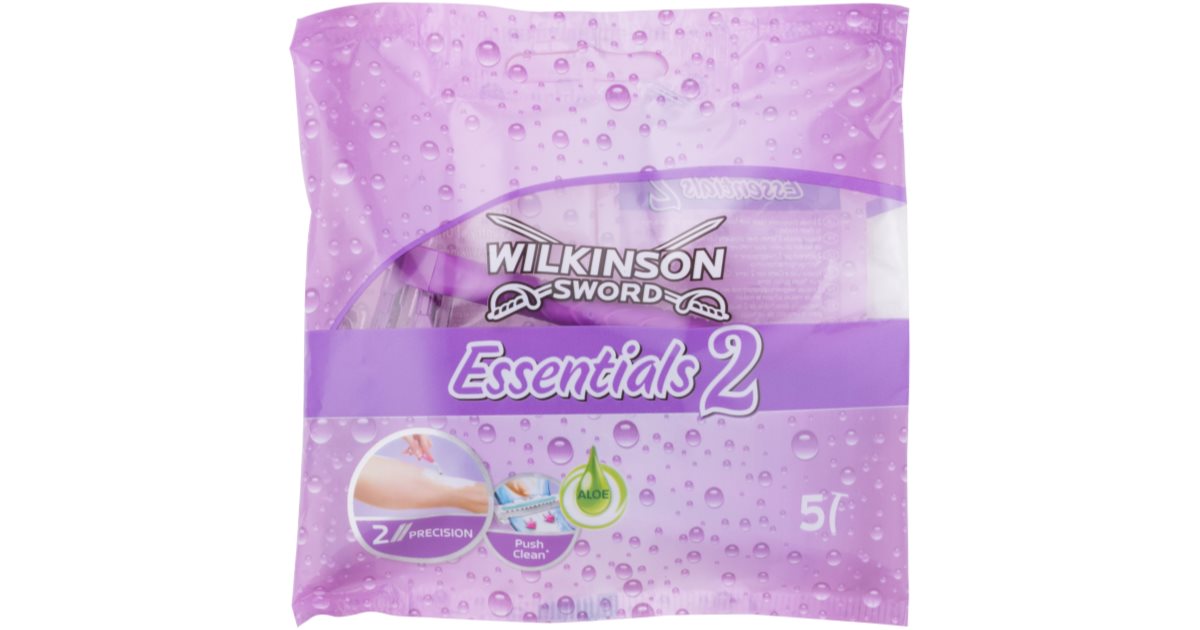 Wilkinson Sword Essentials 2 jednorázové holiace strojčeky pre ženy ...