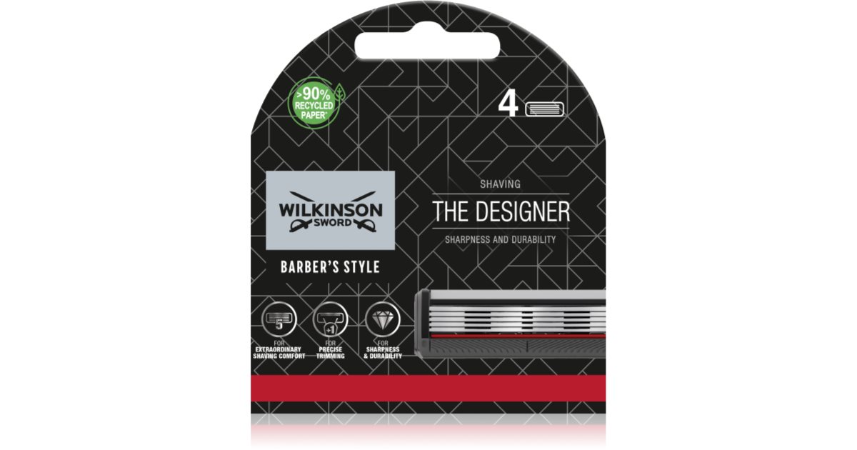 Wilkinson Sword Barbers Style The Architect replacement blades | notino ...