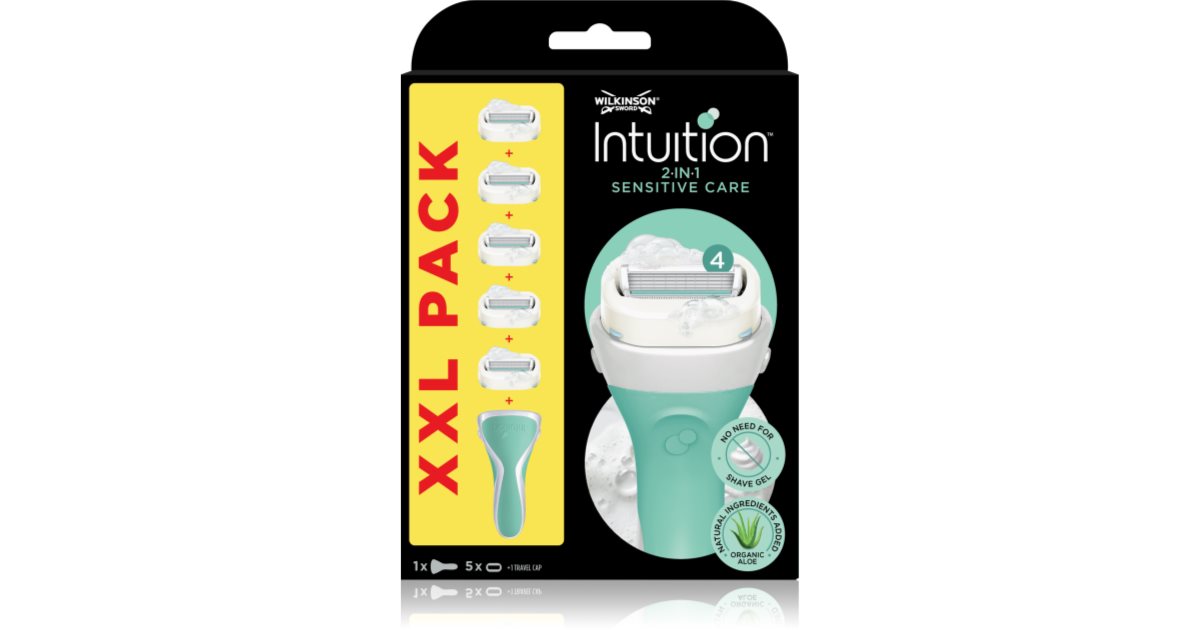 Wilkinson Sword Intuition Sensitive rasoir + têtes de rechange 5 pcs ...