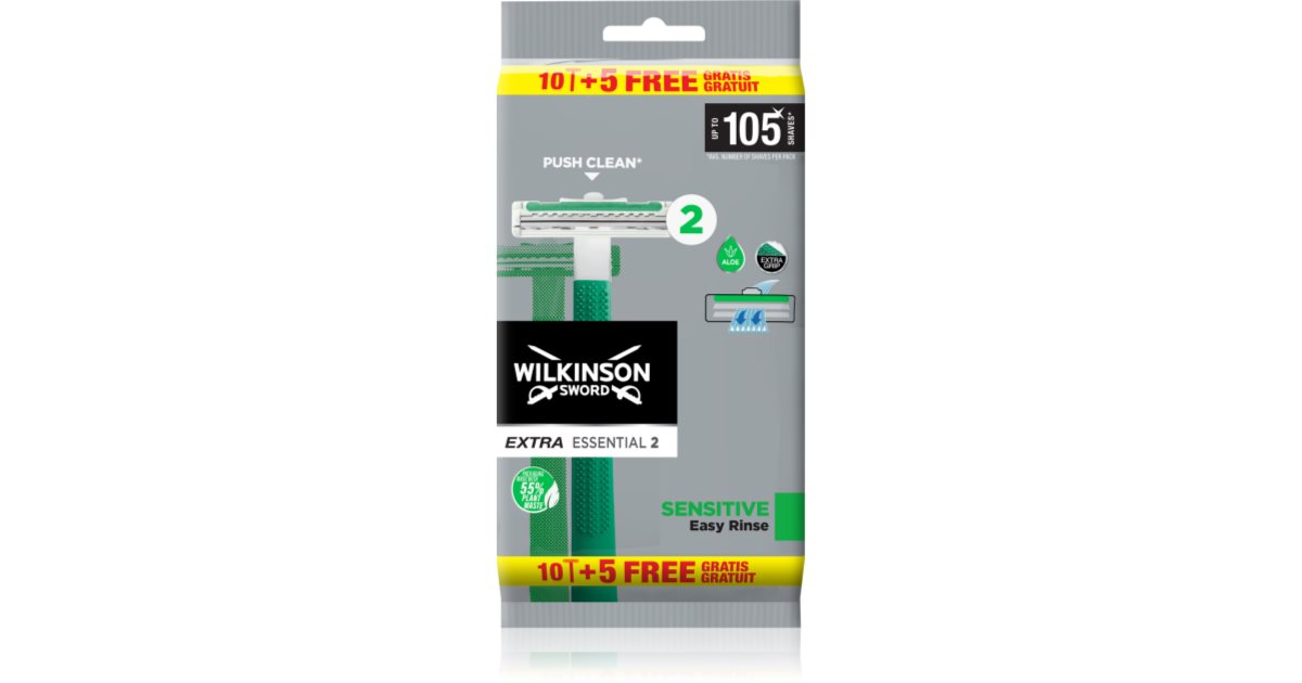Wilkinson Sword Extra 2 Sensitive Einweg-Rasierer | NOTINO