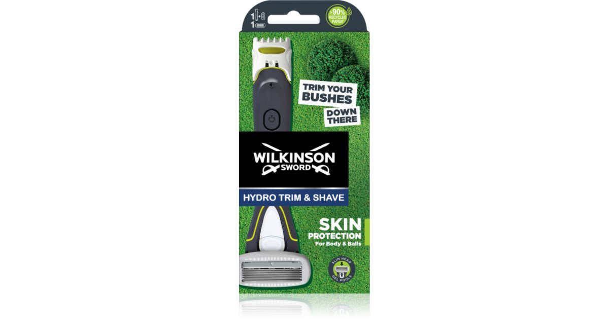 Wilkinson Sword Hydro Trim and Shave Skin Protection For Body and Balls ...