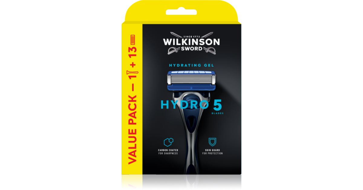 Wilkinson Sword Hydro5 Skin Protection Regular Razor + Replacement ...