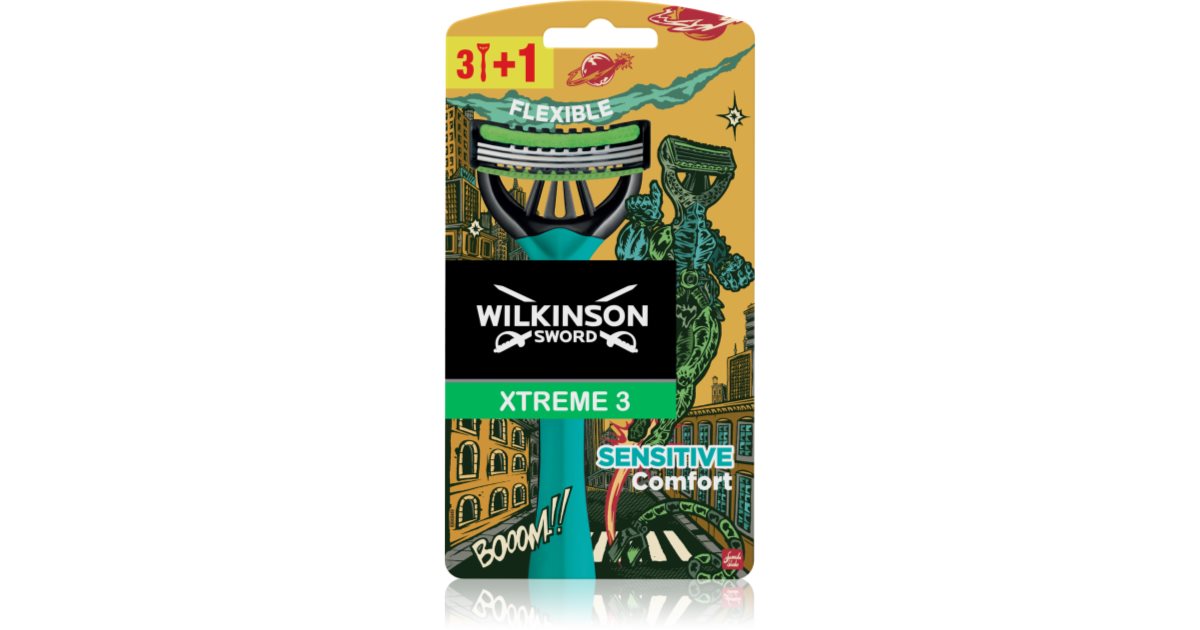 Wilkinson Sword Xtreme 3 Sensitive Comfort (limited edition) disposable ...