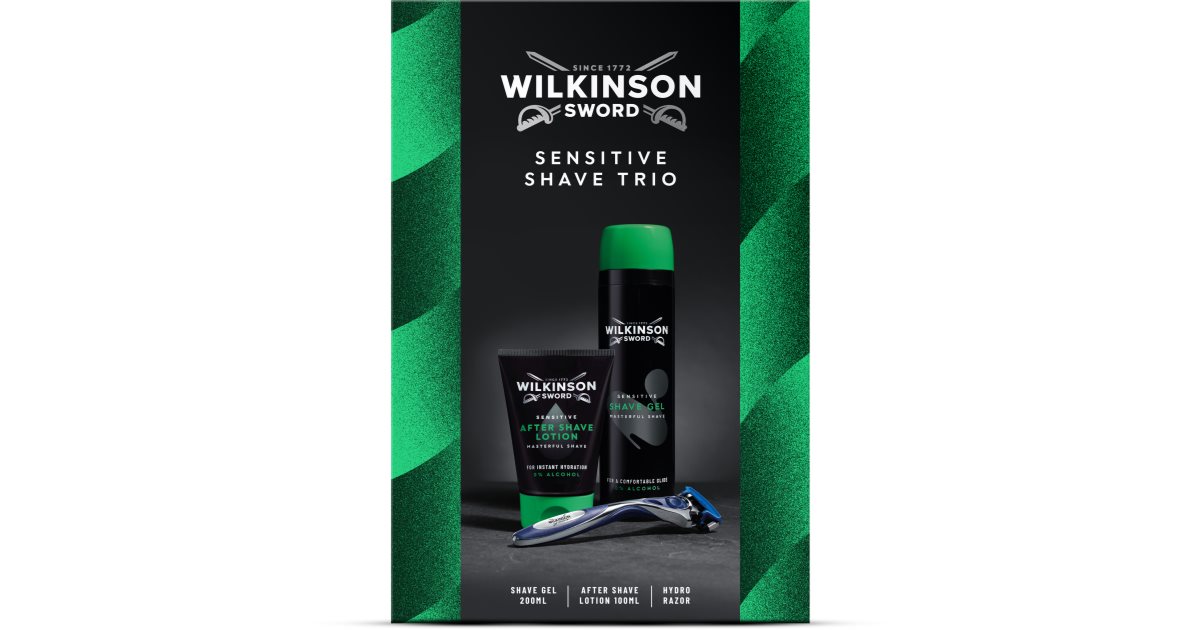 Wilkinson Sword Sensitive Shave Trio Gift Set for shaving | notino.ie