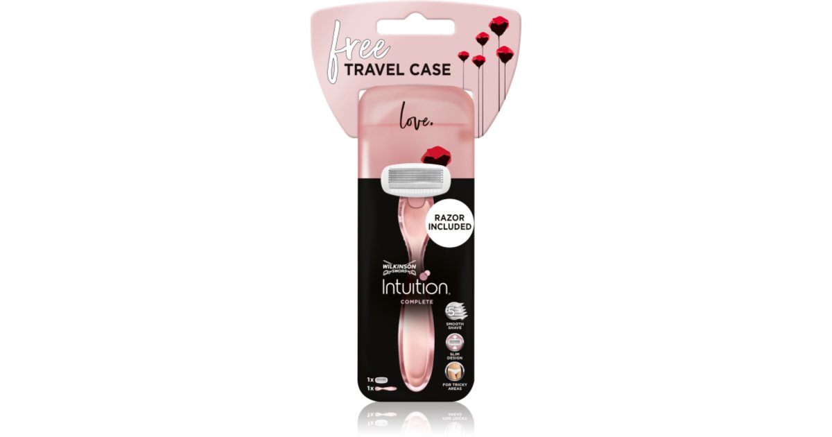 Wilkinson Sword Intuition Complete Travel Case Travel Shaver ...