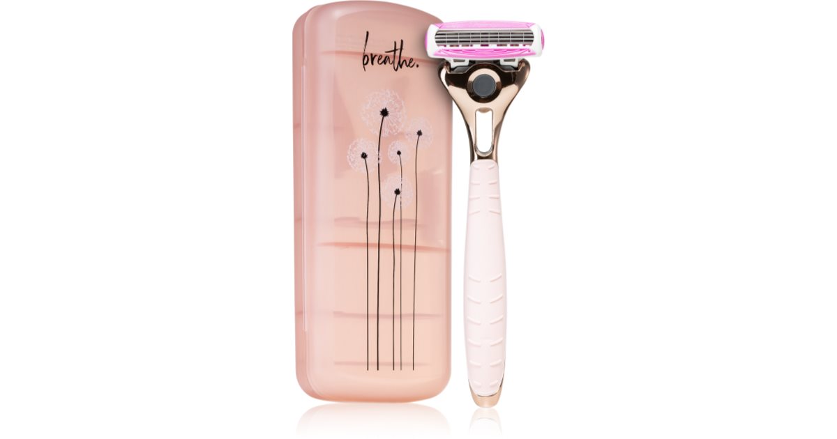 Wilkinson Sword Quattro for Women Rose Gold Lasy Shaver with bag ...