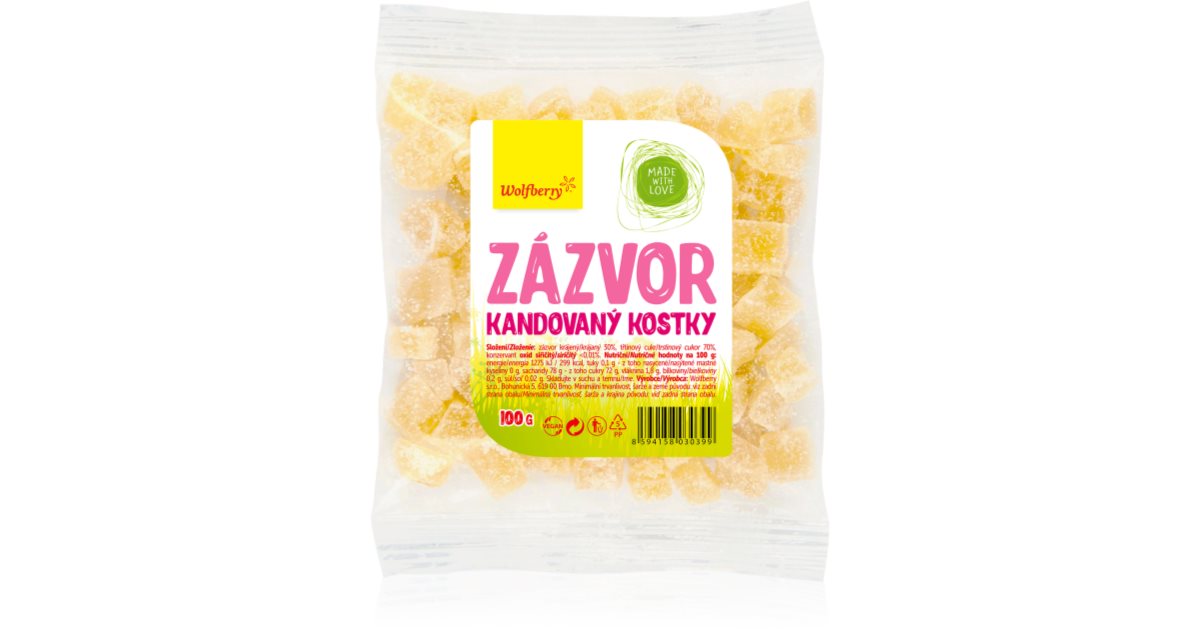 Wolfberry Zázvor kandovaný zázvor | notino.cz