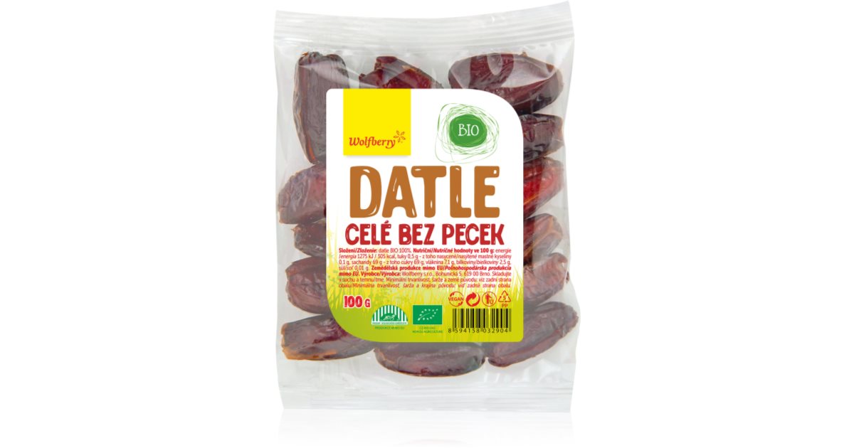 Wolfberry Datle bez pecek BIO sušené ovoce | notino.cz