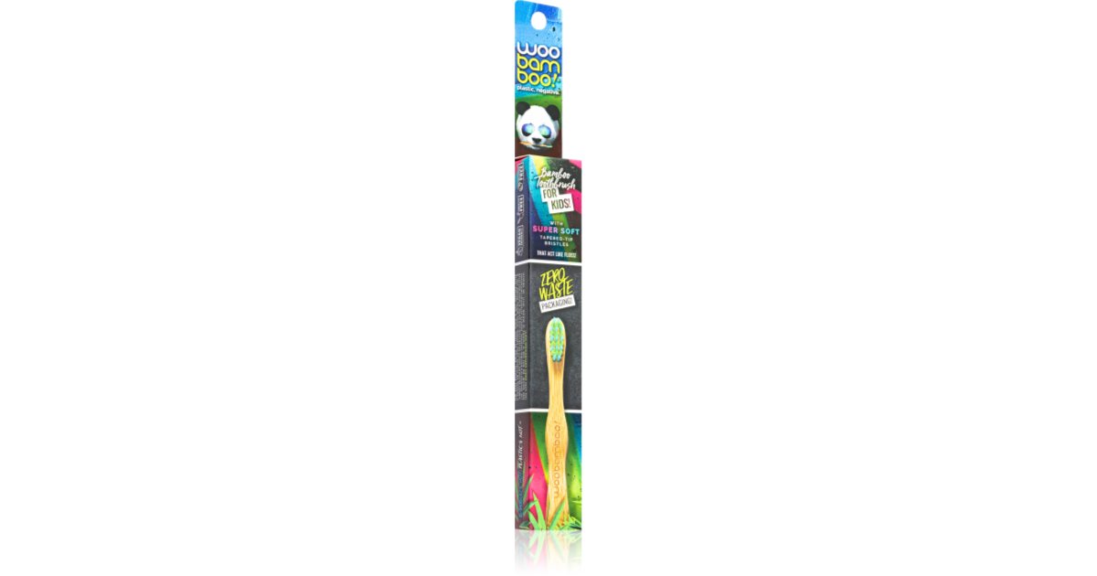 Woobamboo Eco Toothbrush Kids Super Soft Kinderzahnbürste aus Bambus ...