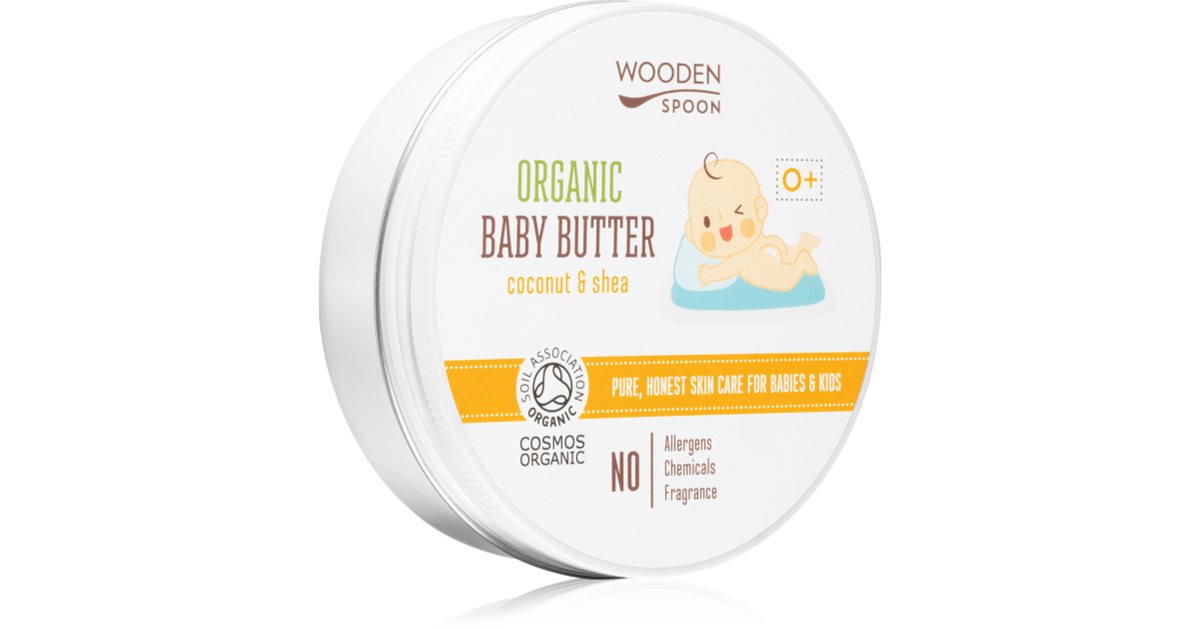WoodenSpoon Organic Coconut & Shea Body Butter for children from birth ...