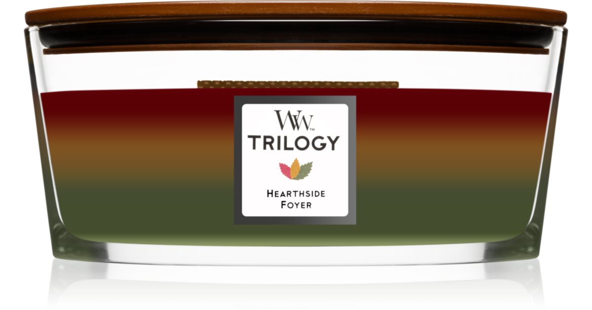 Woodwick Trilogy Hearthside kvapioji žvakė medinė dagtis (hearthwick ...