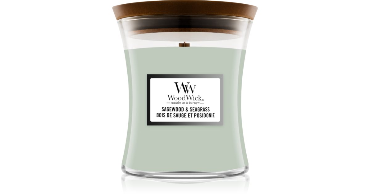 Woodwick Sagewood & Seagrass vonná svíčka | notino.cz Woodwick Sagewood & Seagrass vonná svíčka | notino.cz
