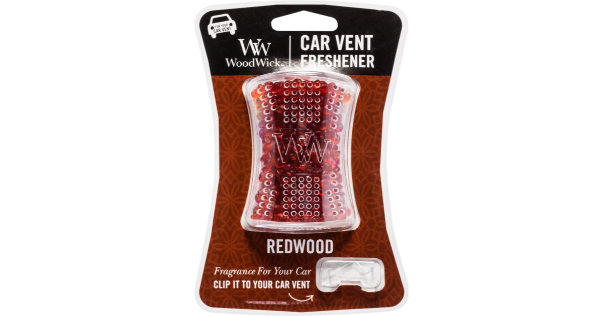 Woodwick Red Wood vůně do auta clip | notino.cz