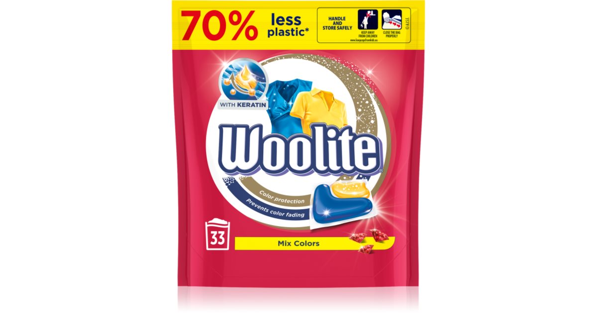Woolite Mix Colors Dosettes de lessive à la kératine | notino.be