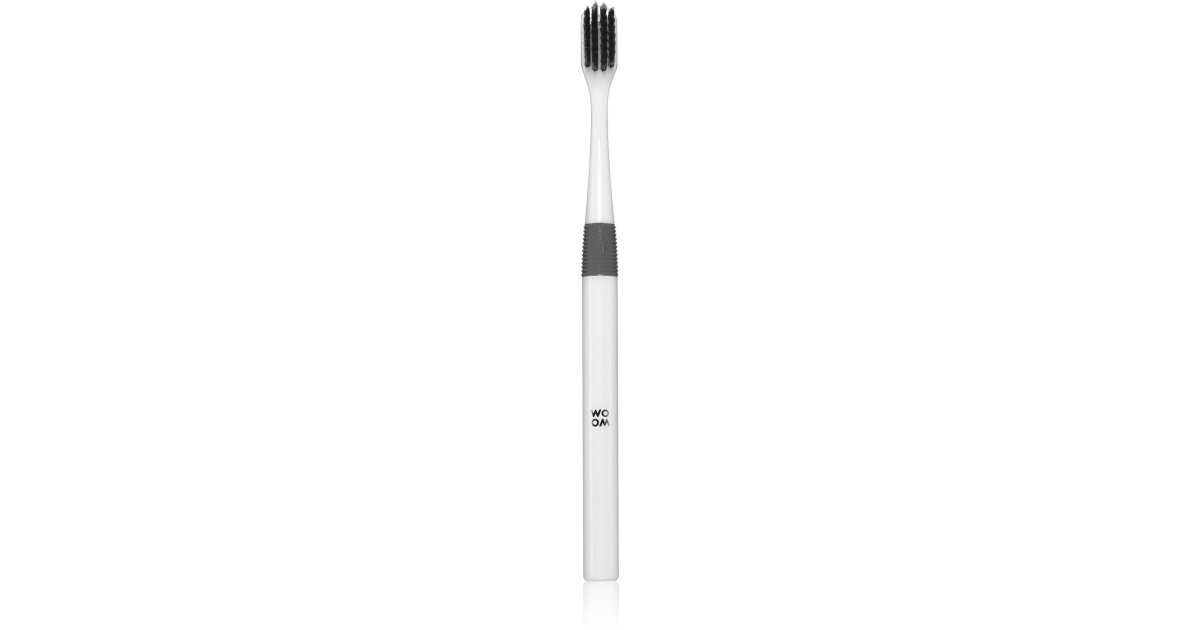 WOOM Toothbrush Charcoal Soft cepillo de dientes con carbón activado ...