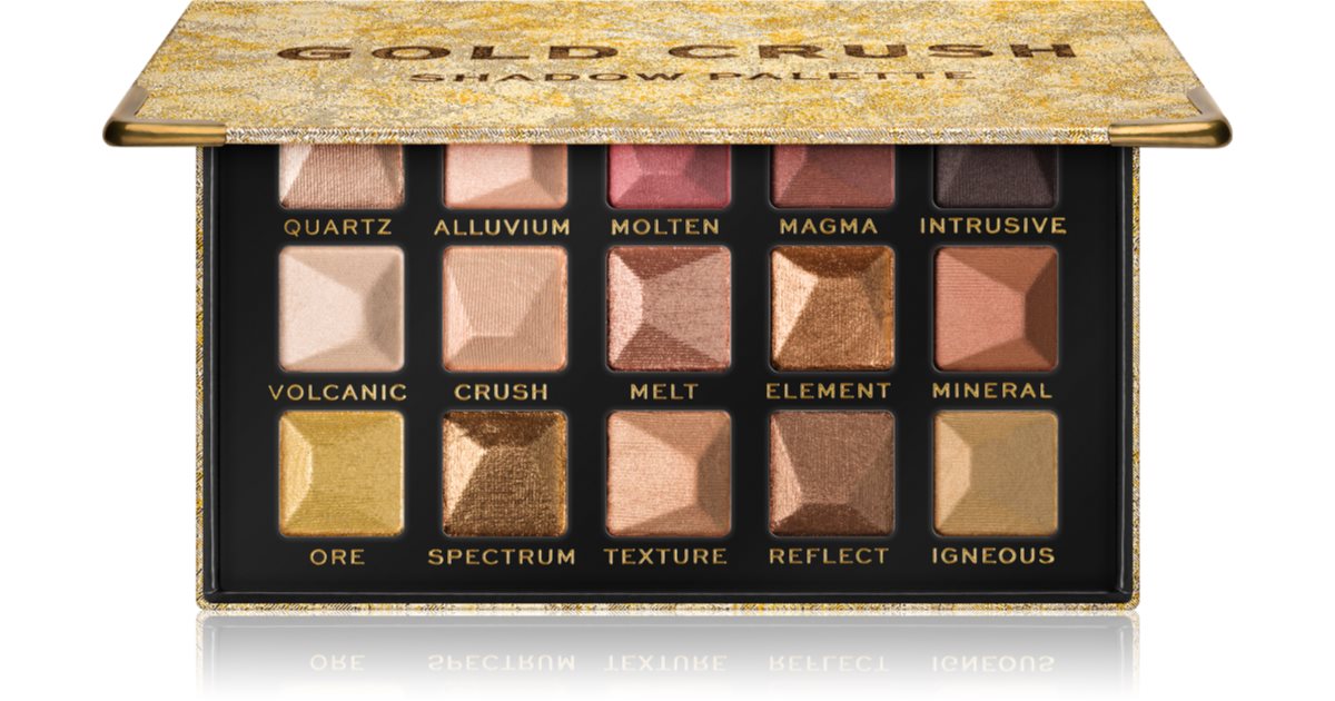 XX by Revolution GOLD CRUSH paletka očních stínů | notino.cz