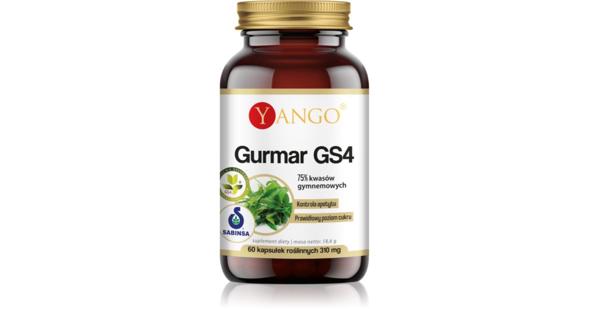 Yango Gurmar GS4 kapsułki do utrzymania prawidłowego stężenia cukru we krwi