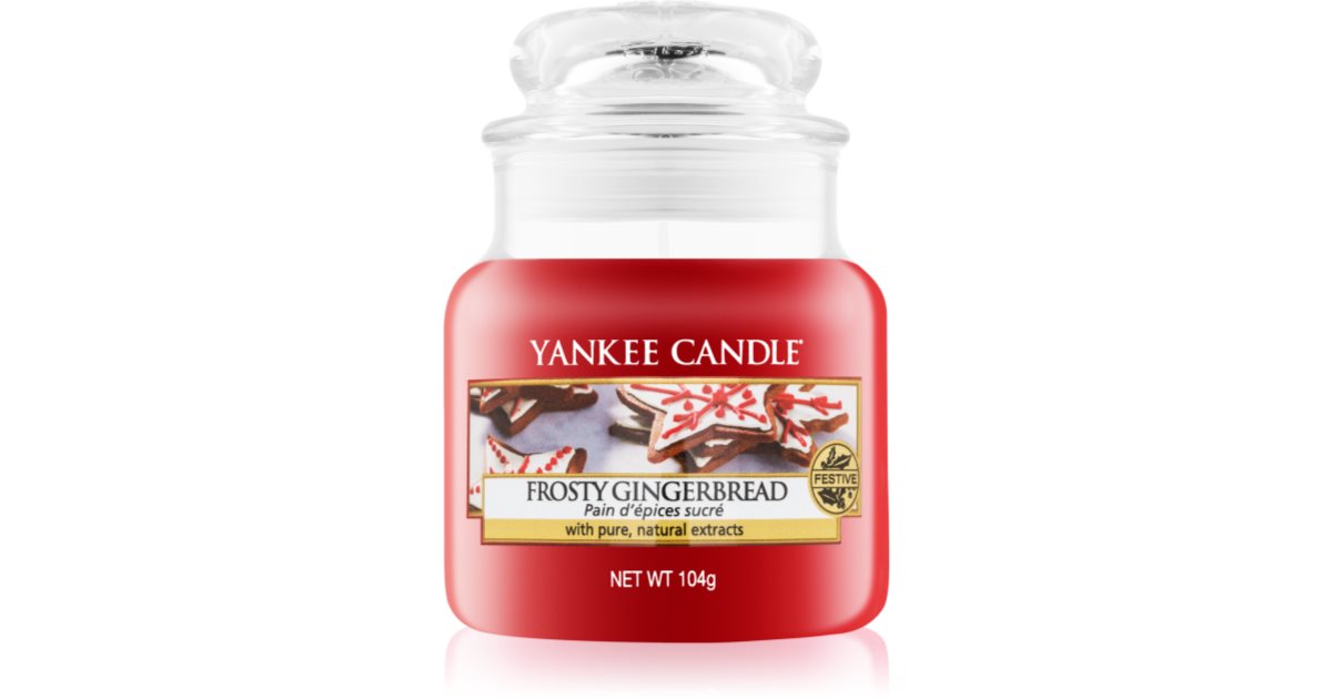 Yankee Candle Frosty Gingerbread scented candle Classic Mini | notino.co.uk