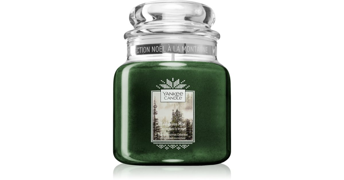 Yankee Candle Evergreen Mist scented candle classic mini | notino.co.uk