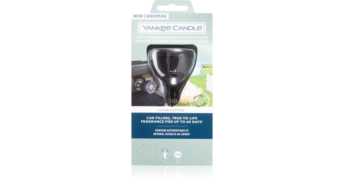 Yankee Candle Clean Cotton Electric diffuser for car | notino.co.uk