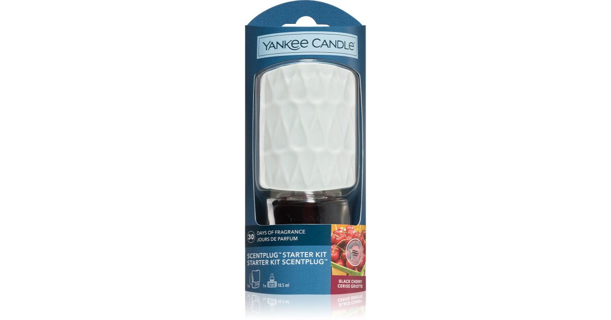 Yankee Candle Black Cherry Electric diffuser + one refill | notino.ie