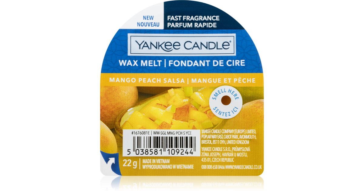 Yankee Candle Mango Peach Salsa wax for electric wax melter | notino.co.uk