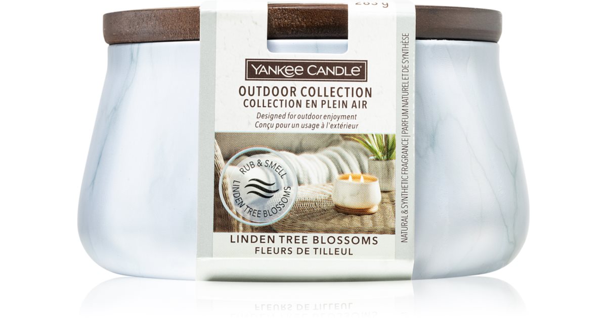 Yankee Candle Outdoor Collection Linden Tree Blossoms scented candle ...