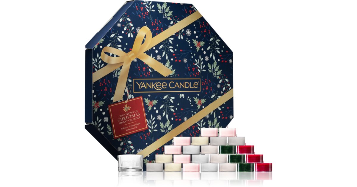 Yankee Candle Christmas Collection Advent Calendar Tea Light & Holder ...
