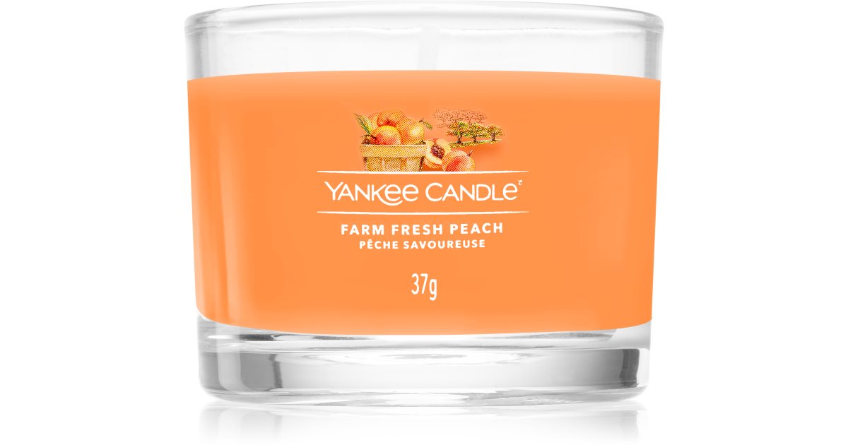 Yankee Candle Farm Fresh Peach votive candle | notino.co.uk