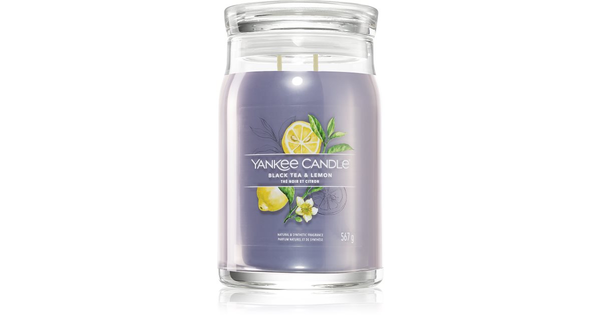 Yankee Candle Black Tea & Lemon kvapioji žvakė | notino.lt