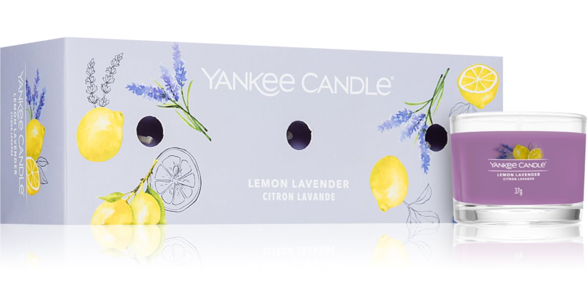 Yankee Candle Lemon Lavender coffret cadeau | notino.fr