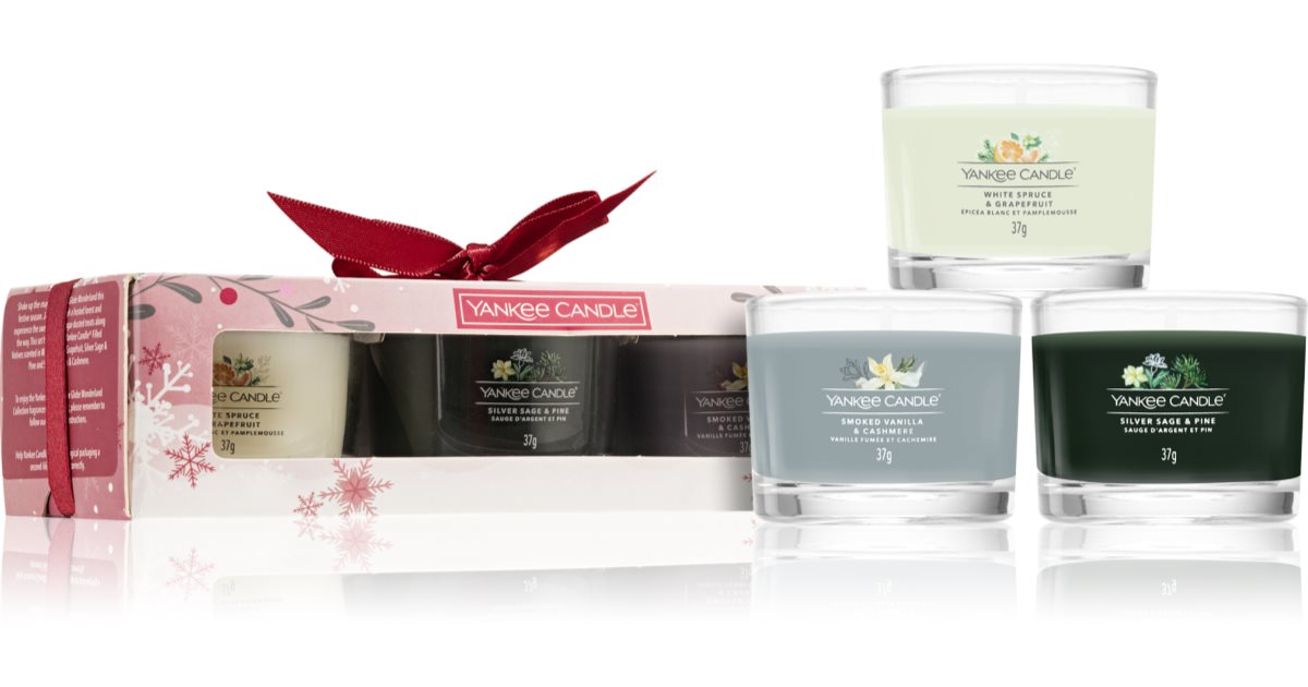Yankee Candle Snow Globe Wonderland 3 Mini Votives Candles ...
