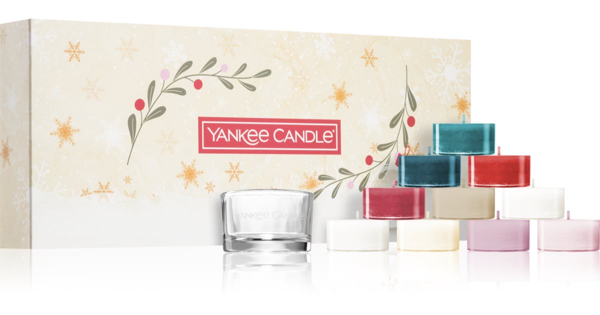 Yankee Candle Snow Globe Wonderland 10 Tea Lights & Candle Holder ...