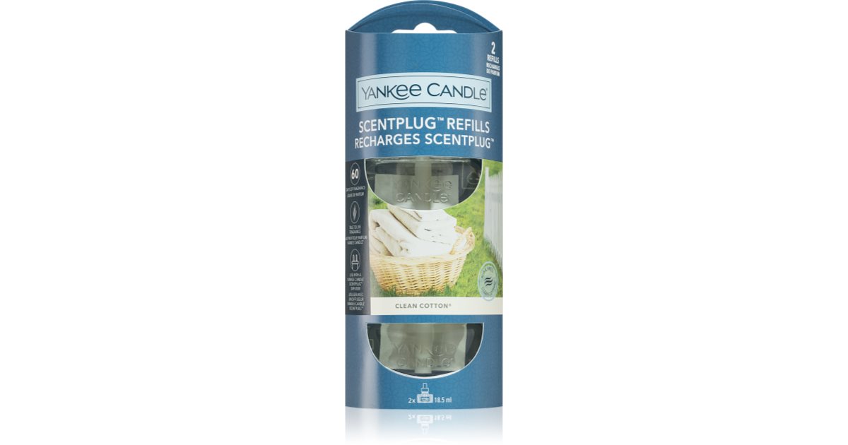 Yankee Candle Clean Cotton electric diffuser refill | notino.ie