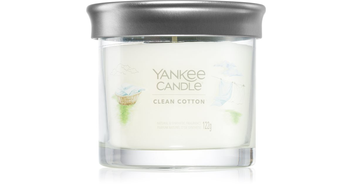 Yankee Candle Clean Cotton scented candle Signature | notino.co.uk
