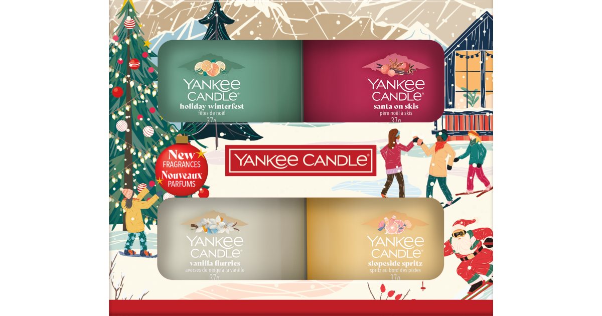 Yankee Candle Christmas Collection 4 Votive Candles Geschenkset | Notino