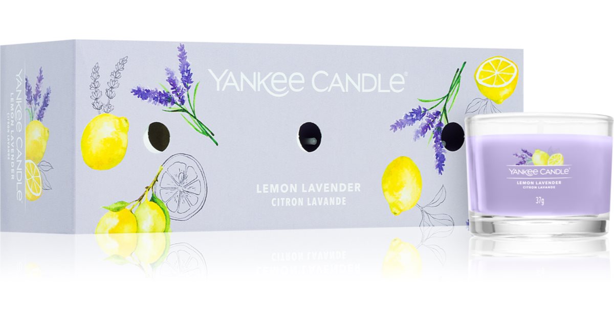 Yankee Candle Lemon Lavender dárková sada recenze | notino.cz