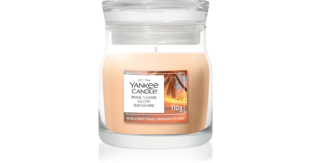 Yankee Candle Pink Sands Glow bougie parfumée Signature | notino.be