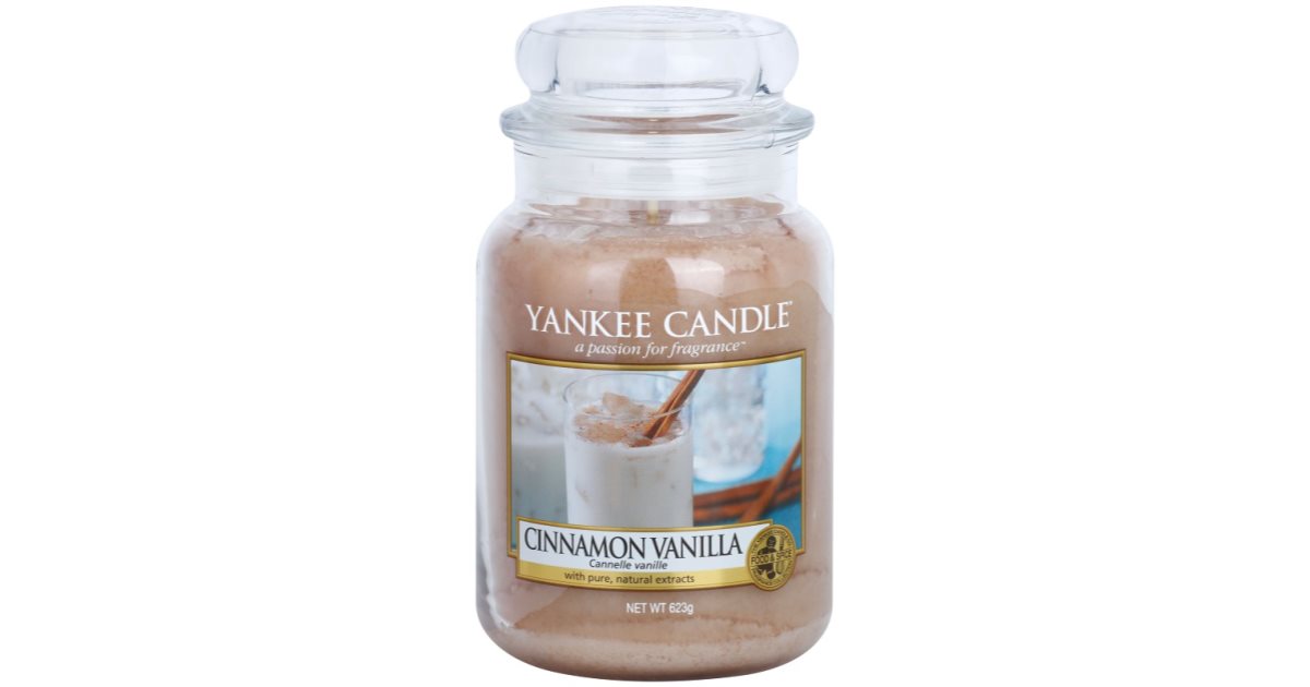 Yankee Candle Cinnamon Vanilla bougie parfumée 623 g Classic grande ...