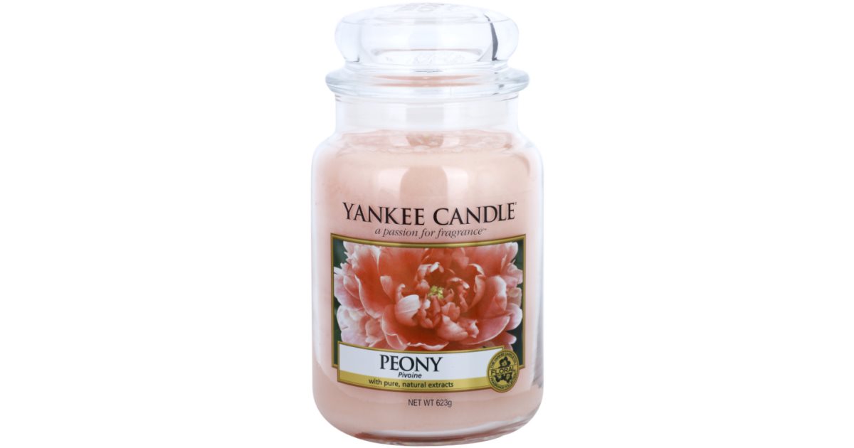 Yankee Candle Peony vela perfumado 623 g Classic grande | notino.pt
