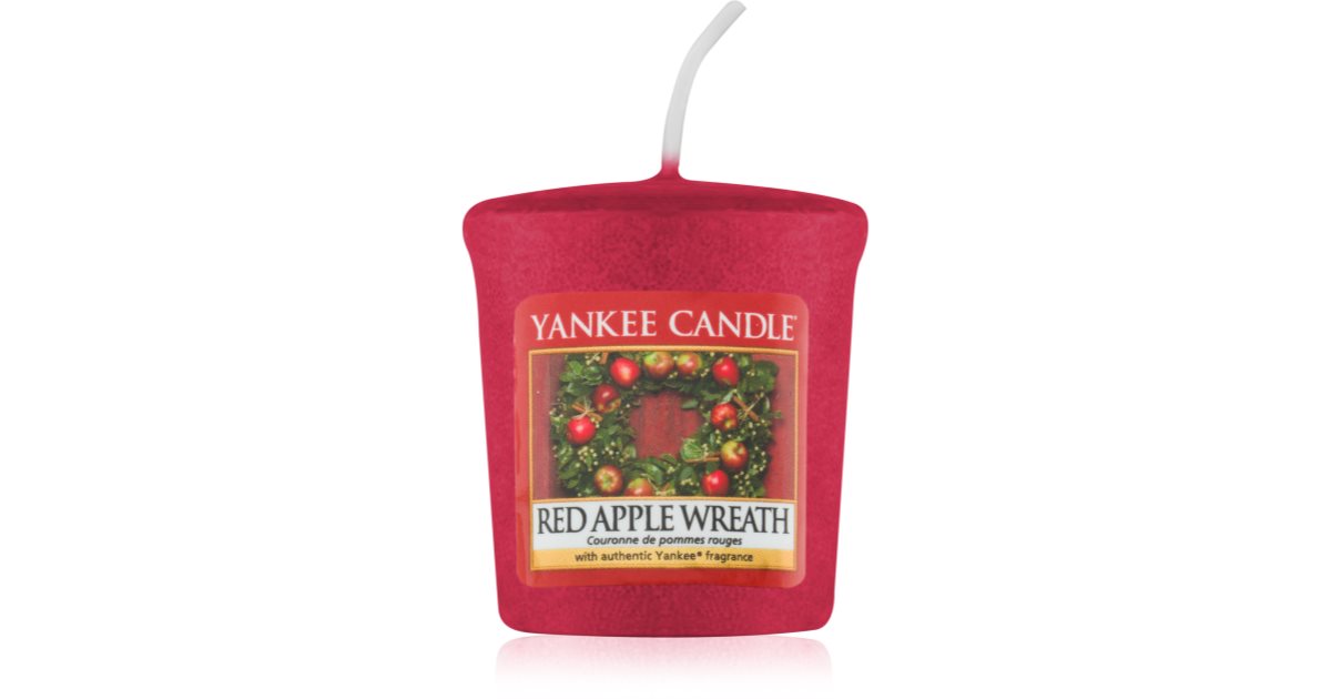 Yankee Candle Red Apple Wreath votive candle | notino.ie
