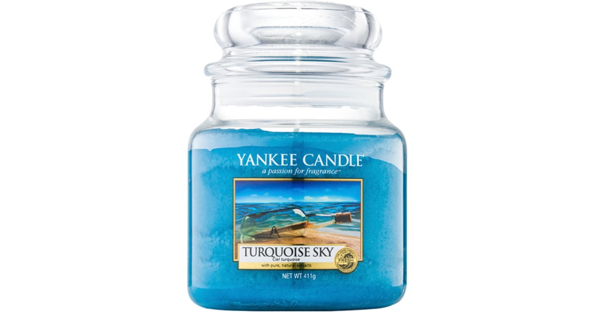Yankee Candle Turquoise Sky bougie parfumée Classic moyenne 411 g ...