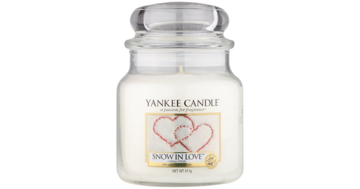 Yankee Candle Snow in Love Duftkerze Classic medium