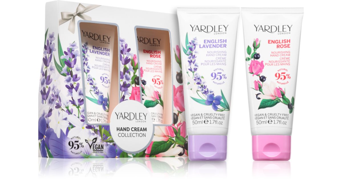 Yardley Hand Cream Collection coffret cadeau pour femme | notino.fr