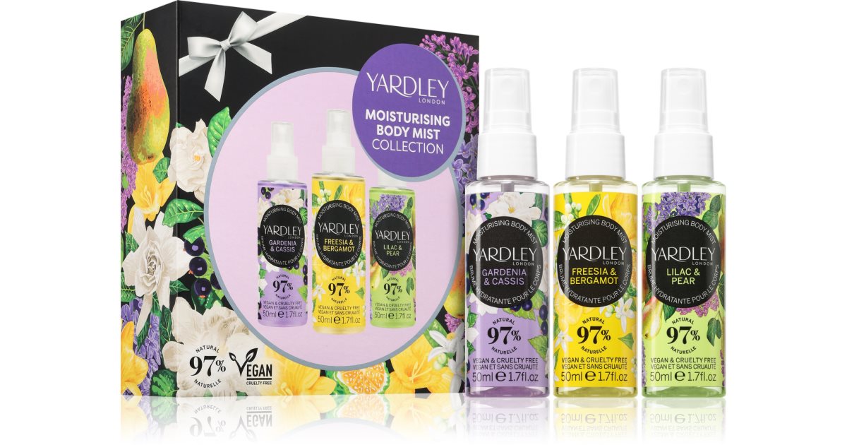 Yardley Body Mist Collestion set for women | notino.ie