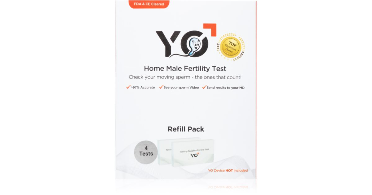 YO Fertility test for men version for IOS, Android, MAC and PC | notino.pl