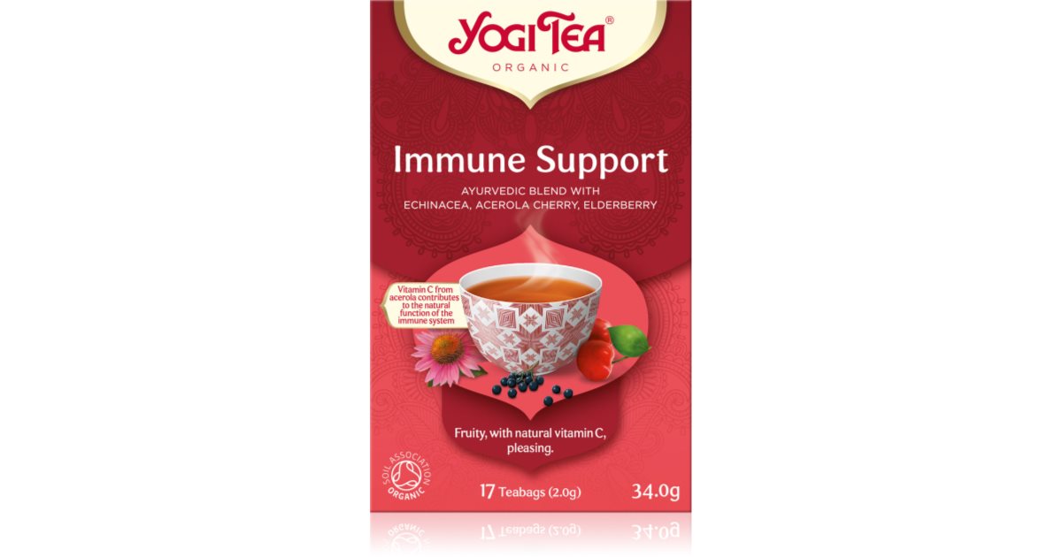 Yogi Tea Immune Support BIO porciovaný čaj na podporu imunitného ...