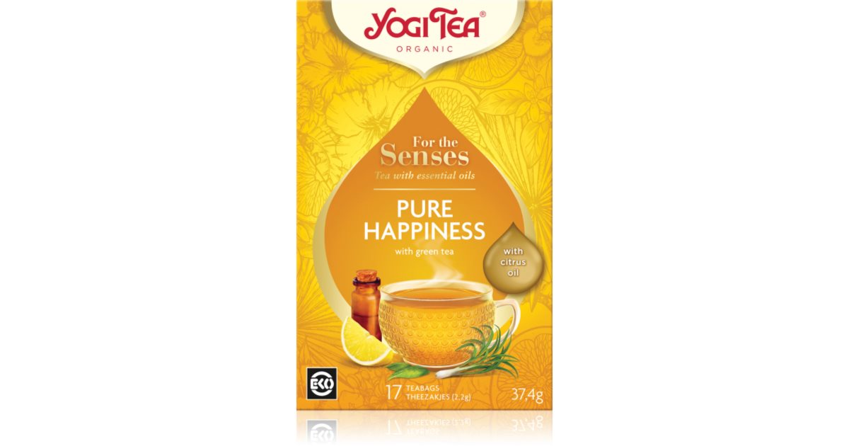 Yogi Tea For The Senses Pure Happiness BIO thé en sachet | notino.fr