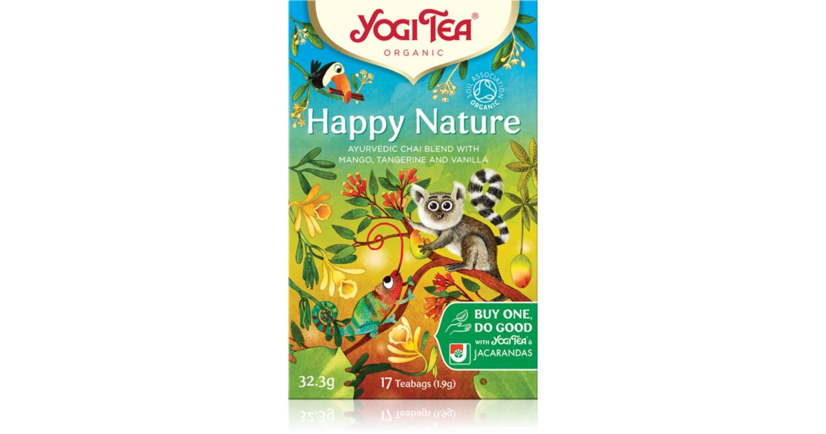 Yogi Tea Happy Nature BIO thé en sachet | notino.fr