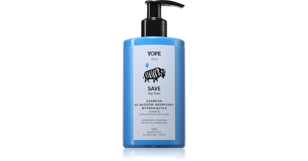 Yope Men Save My Hair Energising Shampoo for men | notino.ie
